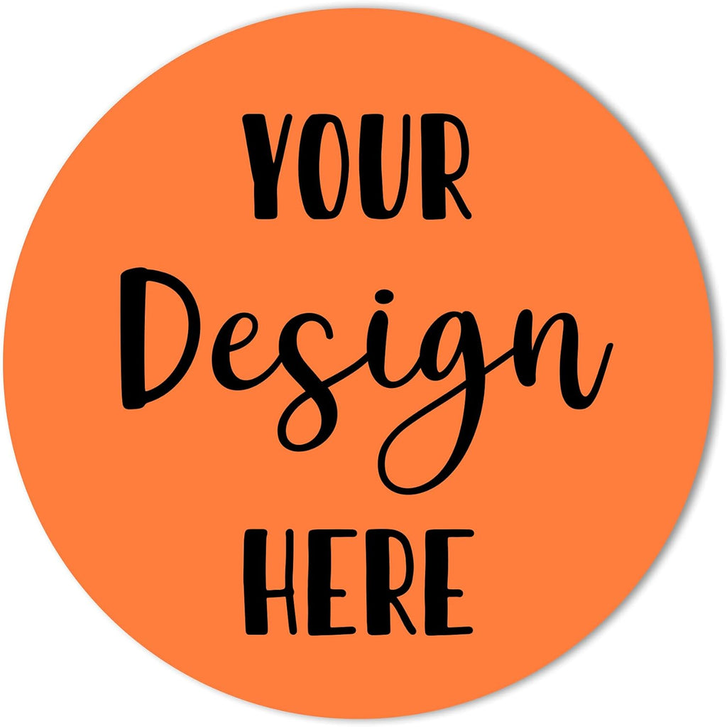 Custom Logo Stickers Label Stickers - 3 inch Round Glossy – Glitter Owl