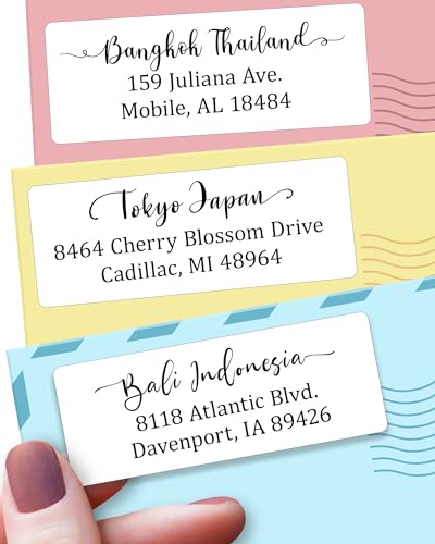Personalized Return Address Labels Swash - 3 Swash Designs to Choose F ...